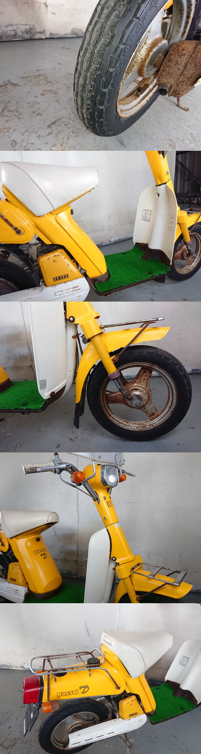 代購代標第一品牌－樂淘letao－【YAMAHA PASSOL D パッソルD 2E9】始動確認済み 書類付 黄色 原付 旧車 希少 昭和 絶版車 (チャンプ JOG ロードパル【埼玉/熊谷】L114