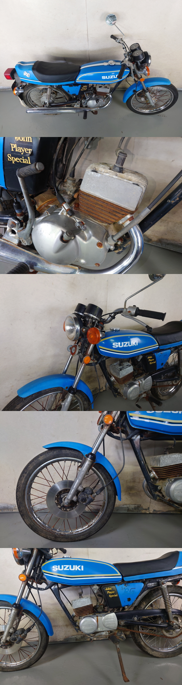 代購代標第一品牌－樂淘letao－【SUZUKI RG50】始動確認済み レストアベース 鍵書類付 スポークホイール 希少 旧車 絶版車 ゼロハン(ガンマ CB RZ RD 50【埼玉/熊谷】M758