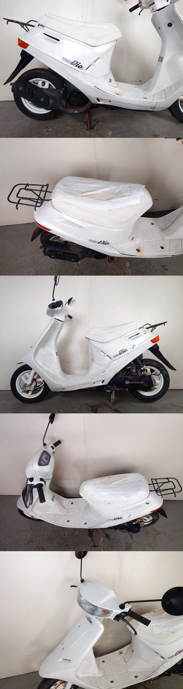 日本代購代標第一品牌【樂淘letao】－【HONDA DIO AF18】クランキングOK レストアベース 鍵無/書類付 原付 2スト 旧車 希少 初代 白 ホワイト(AF 25 27 28 ...