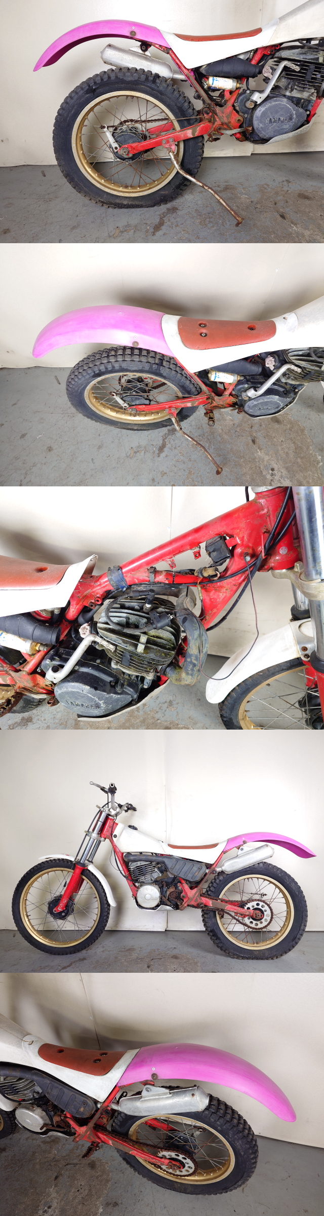 日本代購代標第一品牌【樂淘letao】－【YAMAHA TY250R 38V】1円スタート! クランキングOK 部品取り車/レストアベース ...